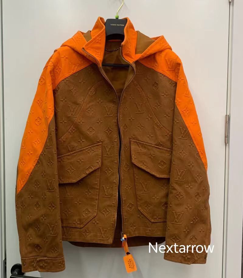 Louis Vuitton Louis Vuitton Relief printed logging jacket 2412 ...