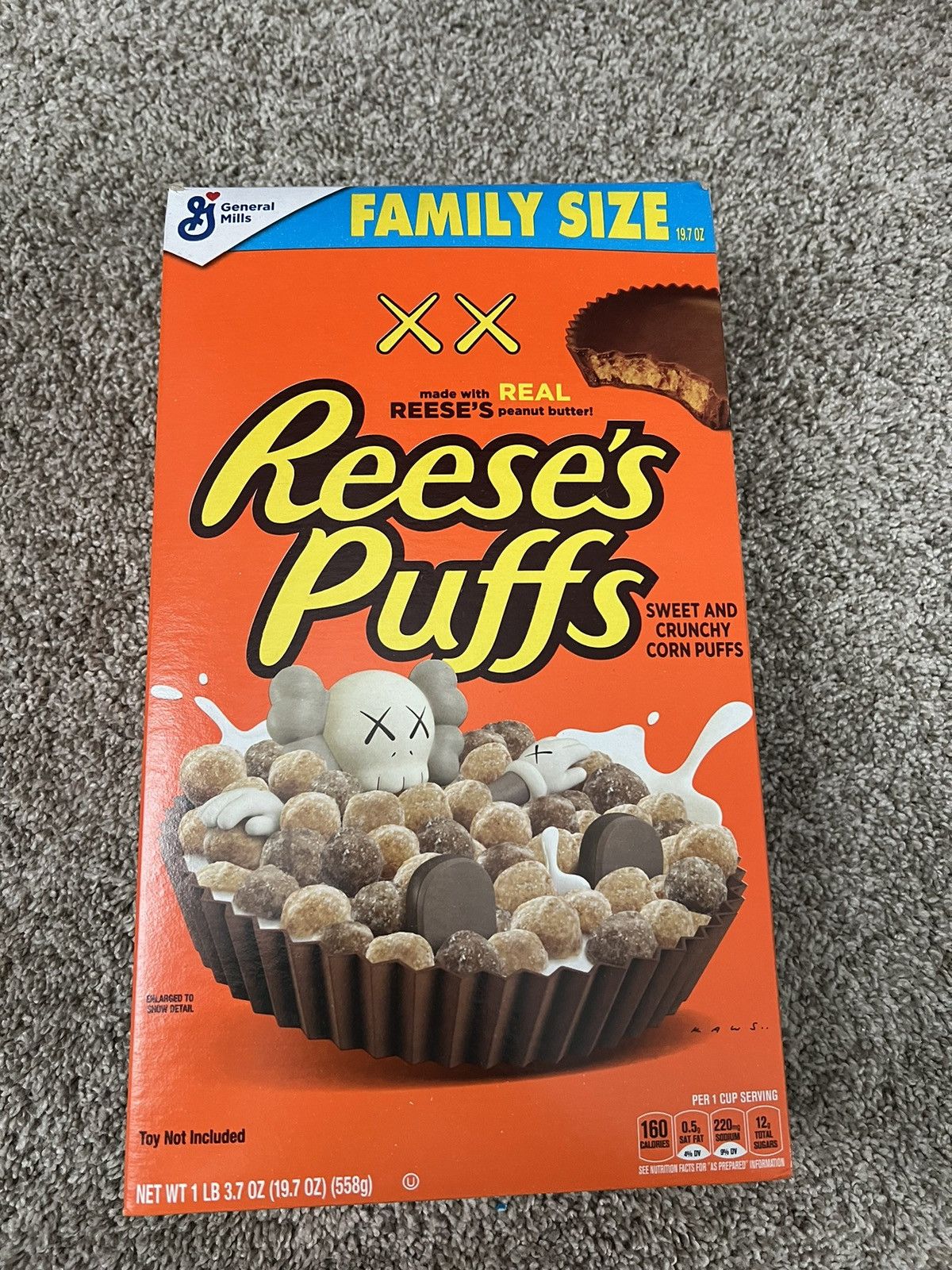Kaws kaws x Reese’s puff | Grailed
