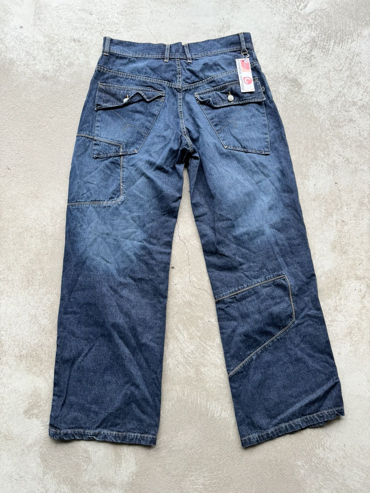 Criminal Damage Criminal Damage Jnco Style Baggy Wide Leg Vintage Pants ...