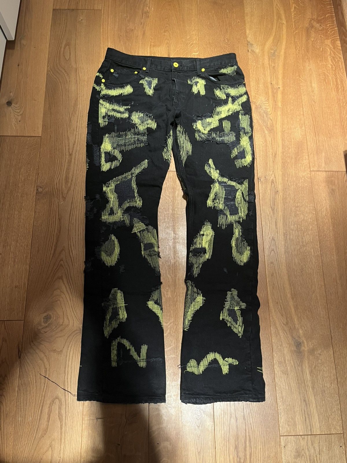 Endless Endless Denim Black with Yellow Scab | Grailed