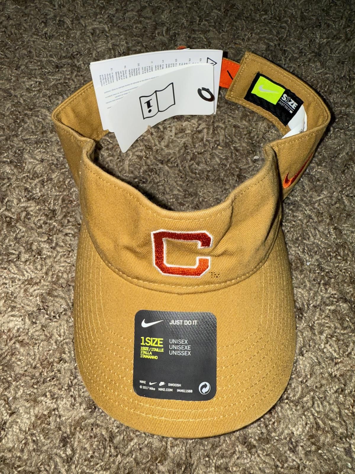 Nike Nike Unisex Clemson Tigers Visor Dri-Fit Adjustable Swoosh Sport ...