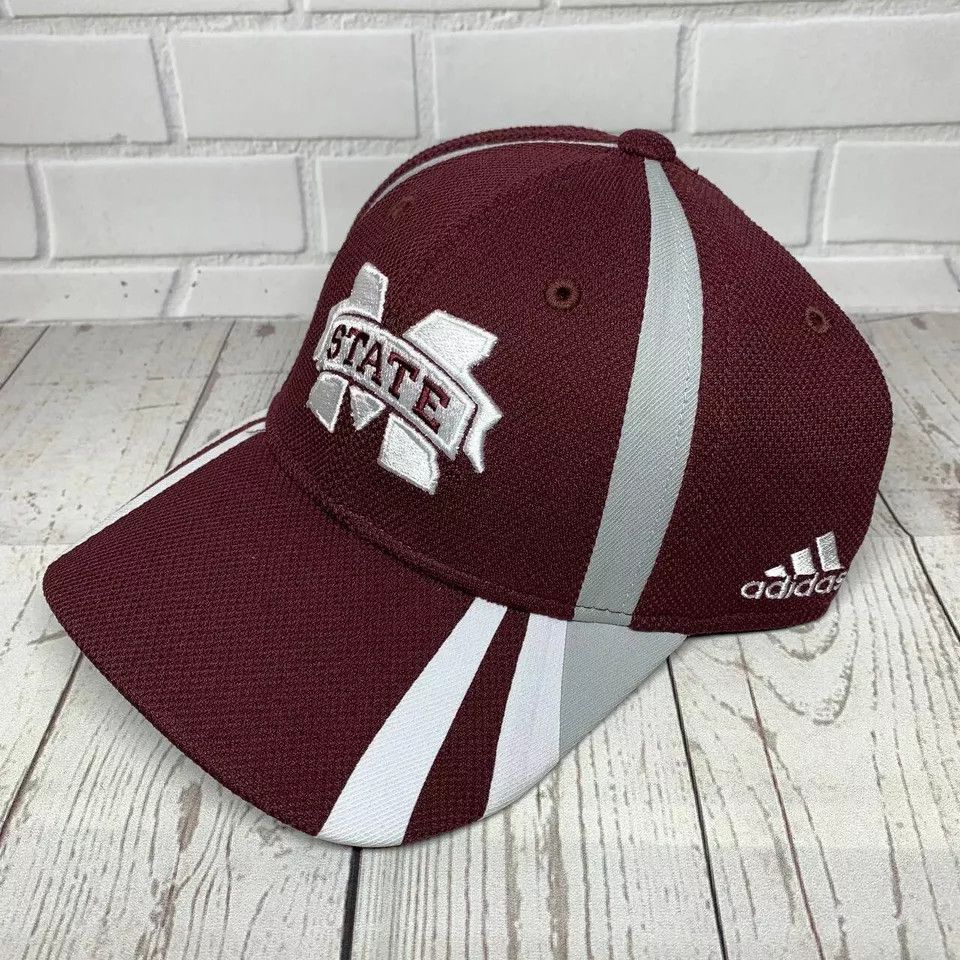 Adidas Mississippi State Bulldogs NCAA Hat Strapback Cap New Men | Grailed