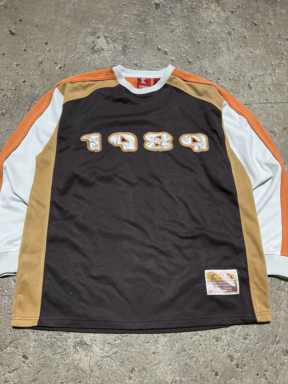 Fubu × Karl Kani × Vintage Crazy Vintage Y2K Karl Kani 1989 Jersey Hip Hop Rap Tee | Grailed