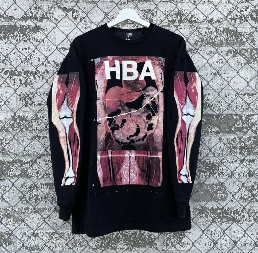 Hood By Air HBA Hood By Air Anatomy Longsleeve | Grailed