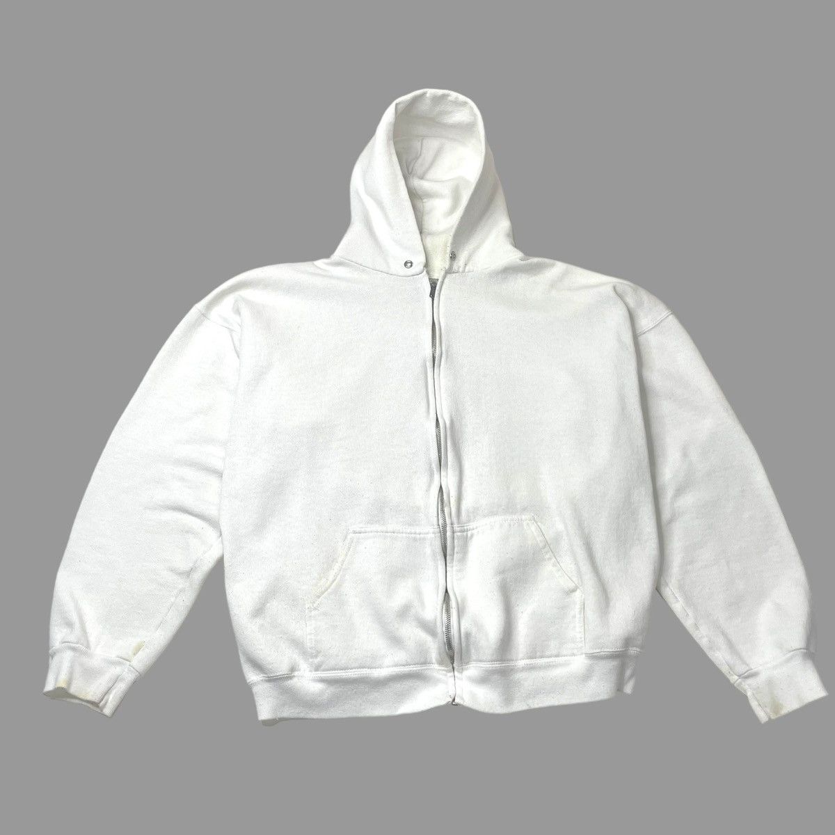 Vintage Vintage 90s blank zip up hoodie | Grailed