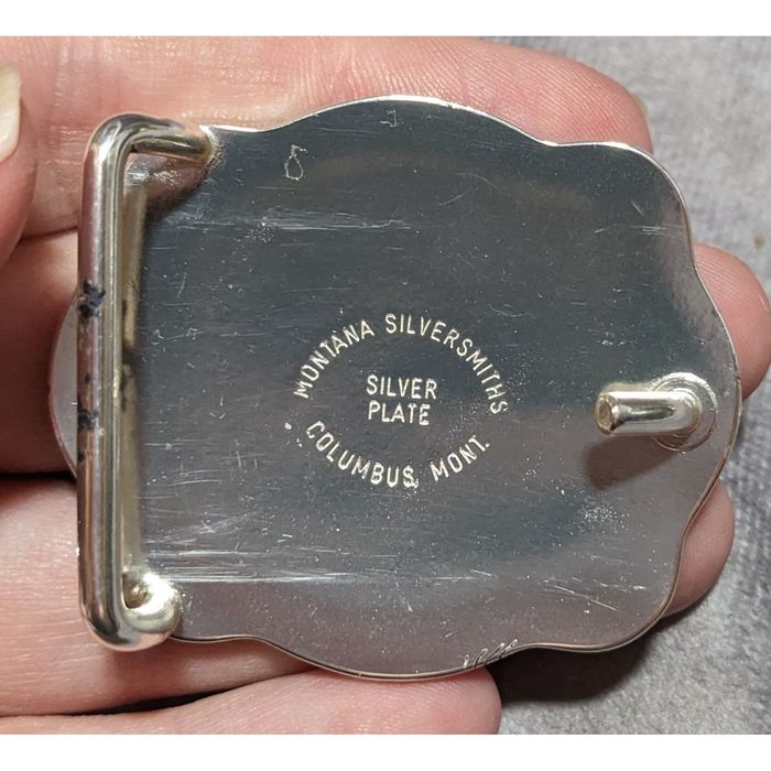 Other Montana Silversmiths Silver Plate Floral Belt Buckle | Grailed