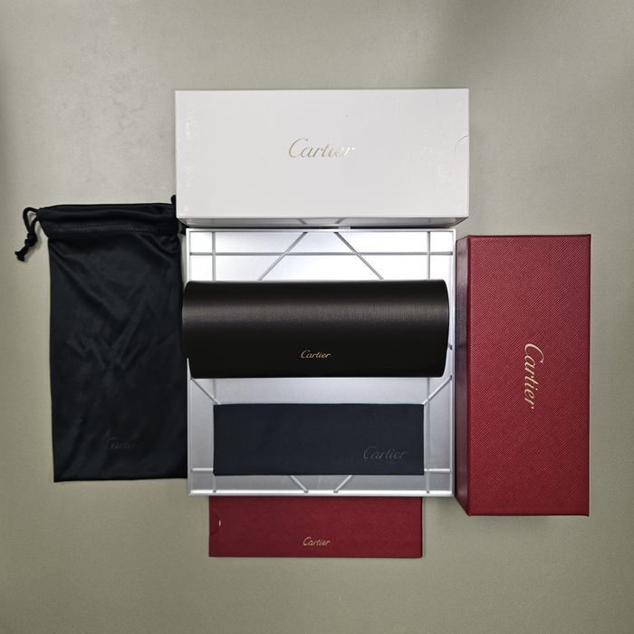 Cartier Diamond Cut Cartier White Buffalo Horn Sunglasses (Buffs) | Grailed