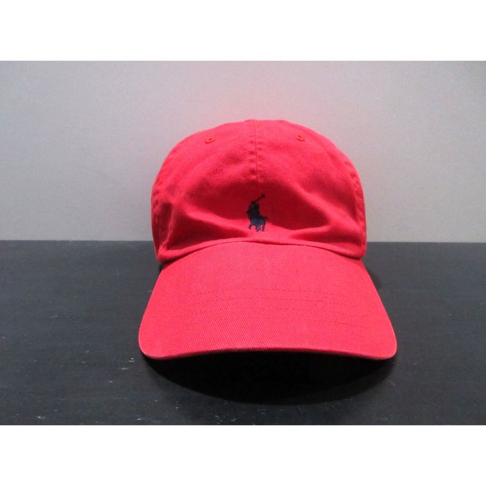 Polo Ralph Lauren VINTAGE Ralph Lauren Polo Hat Cap Strap Back Red Pony ...