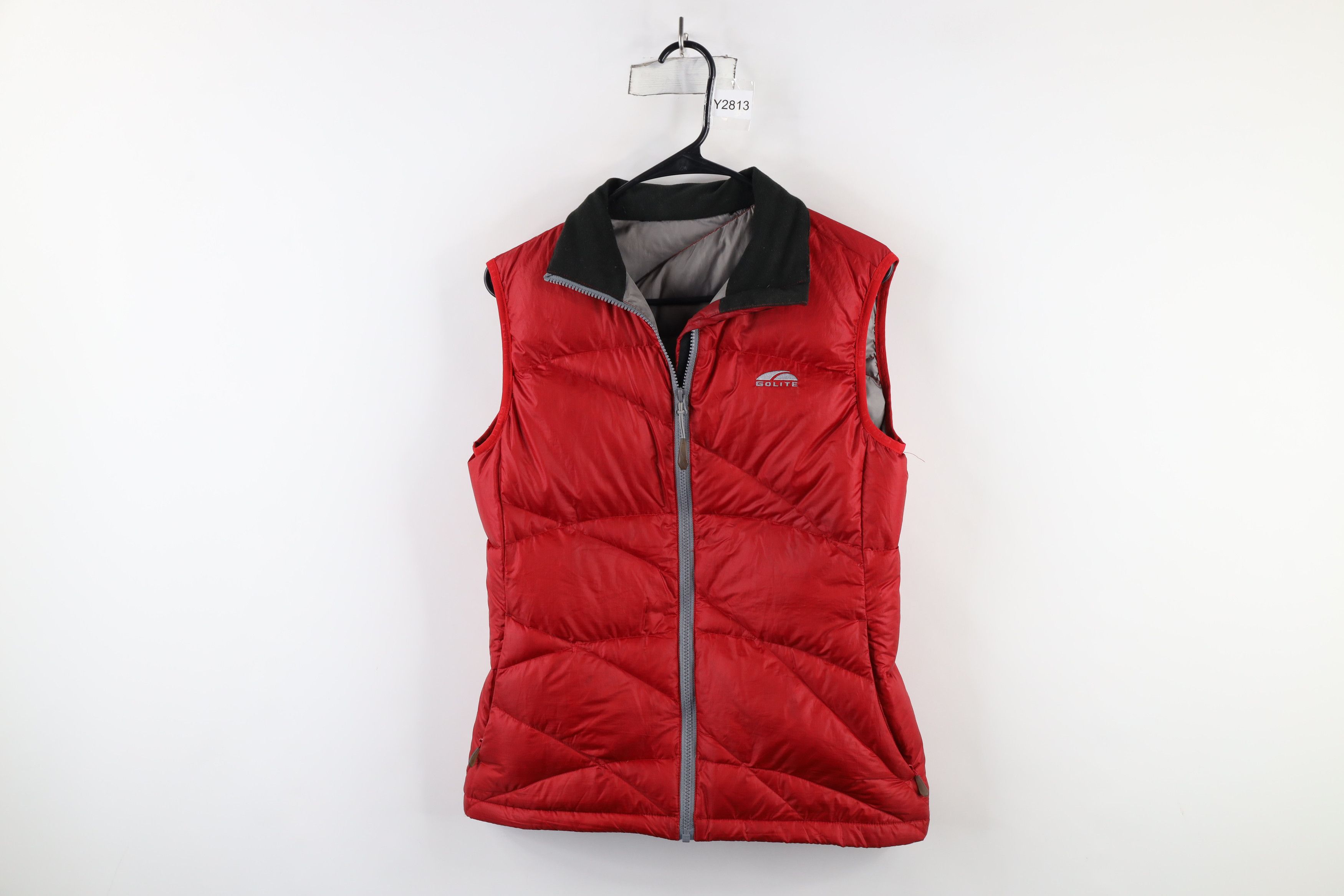 Vintage Golite Duck Down Insulated Puffer Vest Jacket Red | Grailed