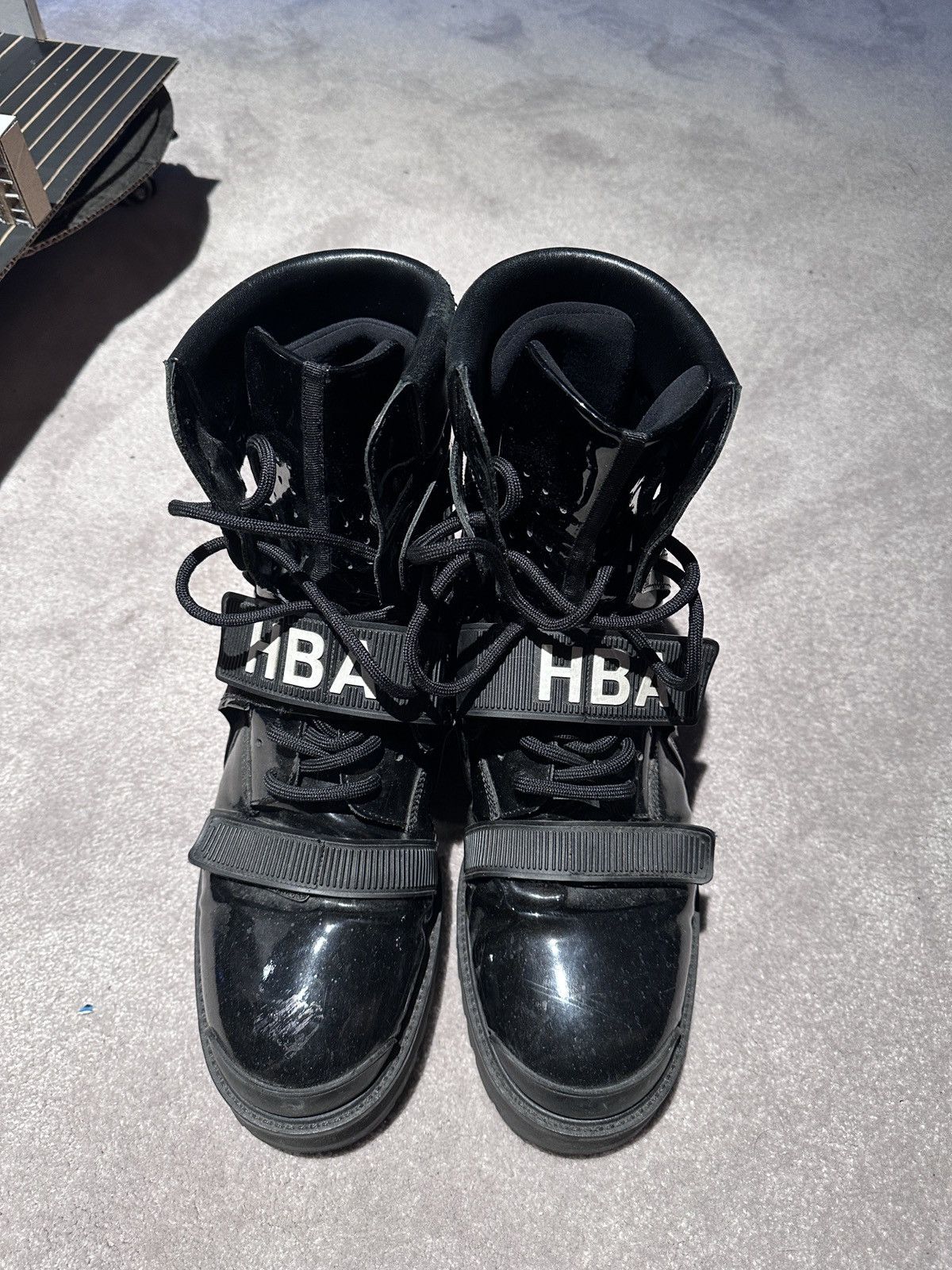 Hood By Air HBA Army Boots | Grailed