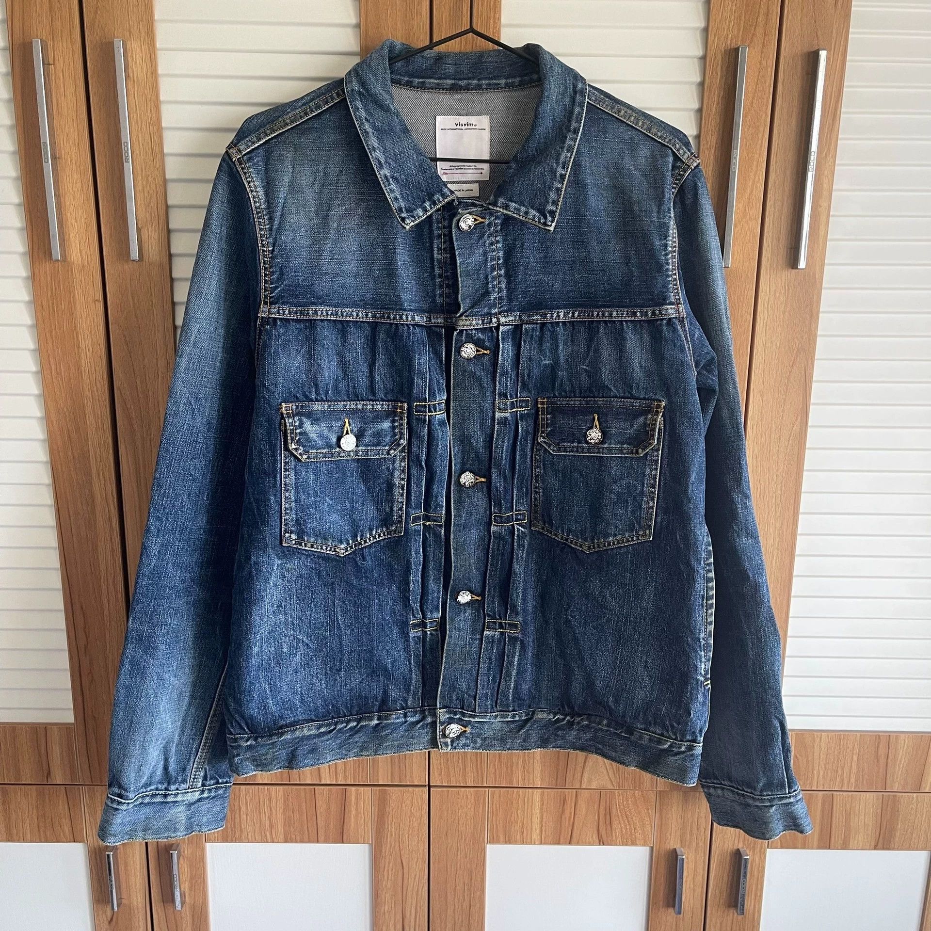 Visvim Visvim 101 19aw Dry Dmgd-1000 denim coat XL | Grailed