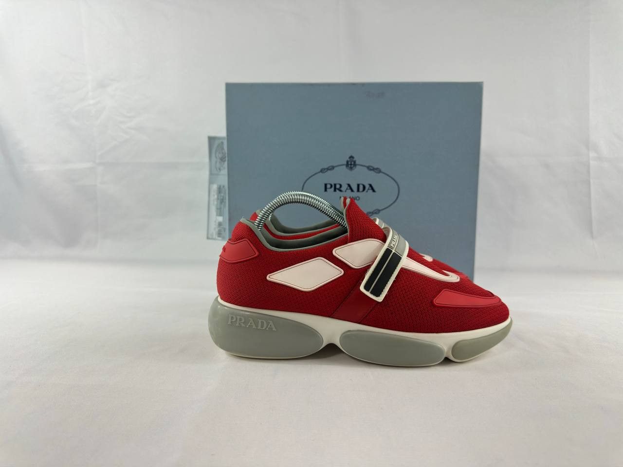 Prada Prada Cloudbust Women's Red Mesh Sneakers | Grailed
