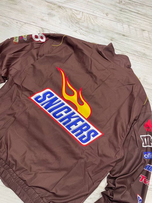 Ford Vintage Nascar Ford Racing Snickers Ricky Rudd Bomber Jacket | Grailed