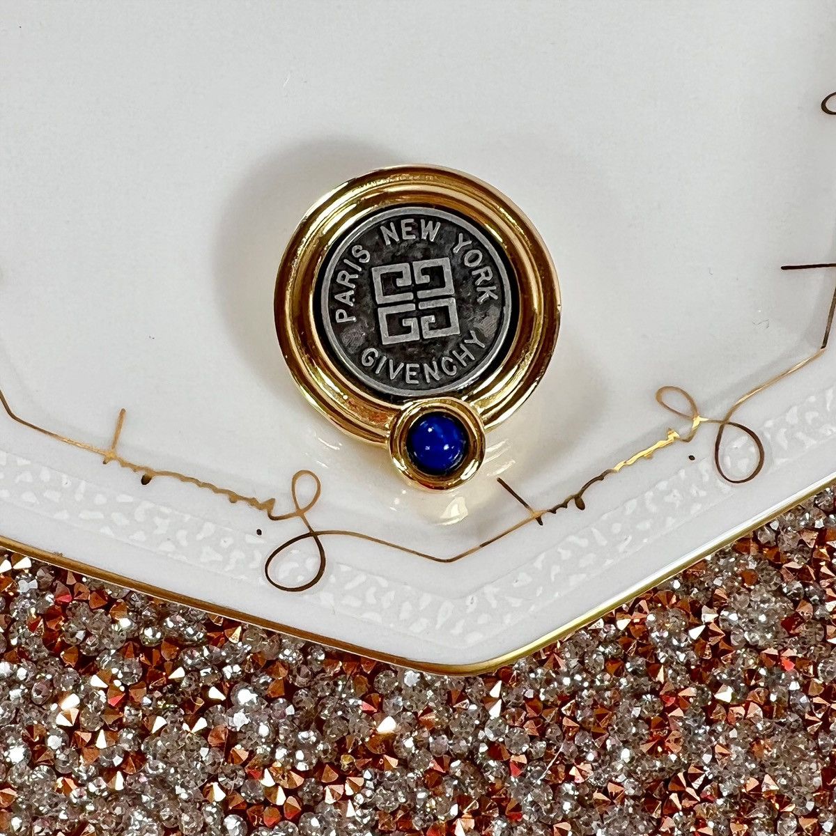 Fendi Givenchy Vintage Logo Gold Coin Brooch/Pin | Grailed