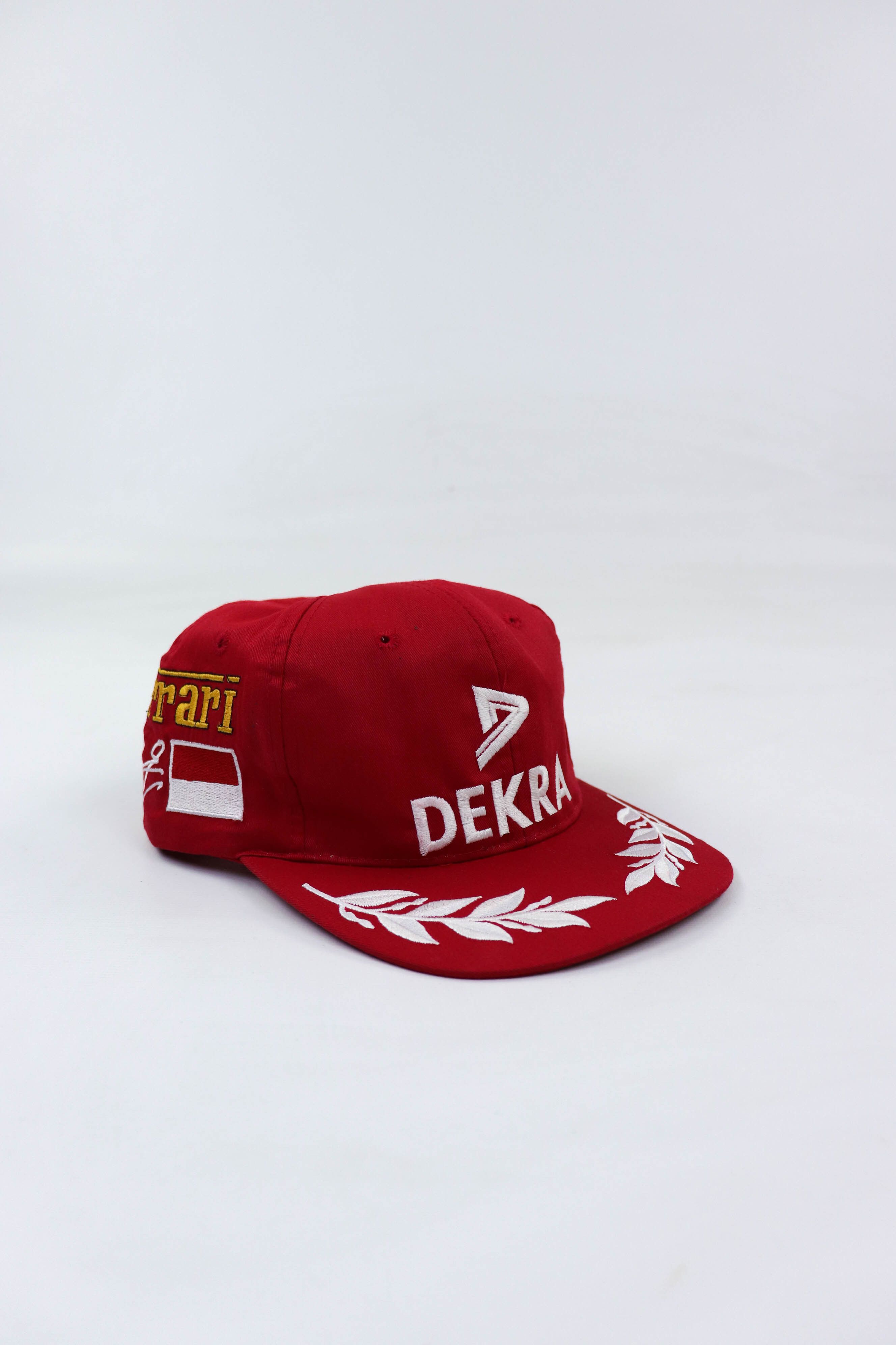 Vintage DEKRA Scuderia Ferrari Vintage 90s Schumacher F1 Racing Cap ...