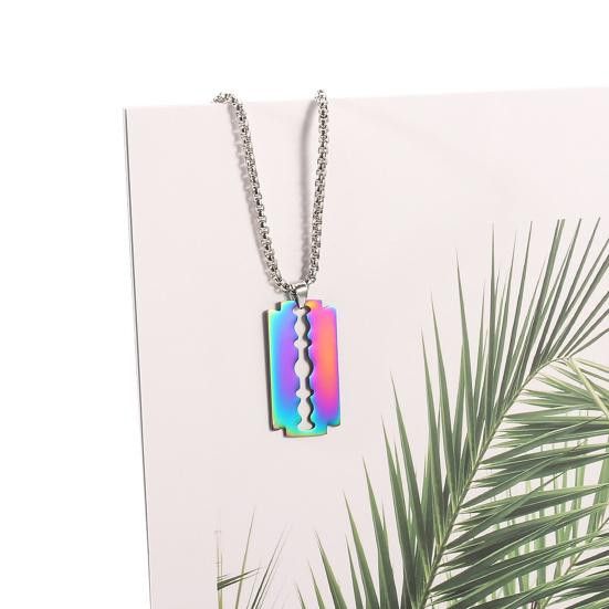 Streetwear Y2k Blade Chain Necklace | Grailed