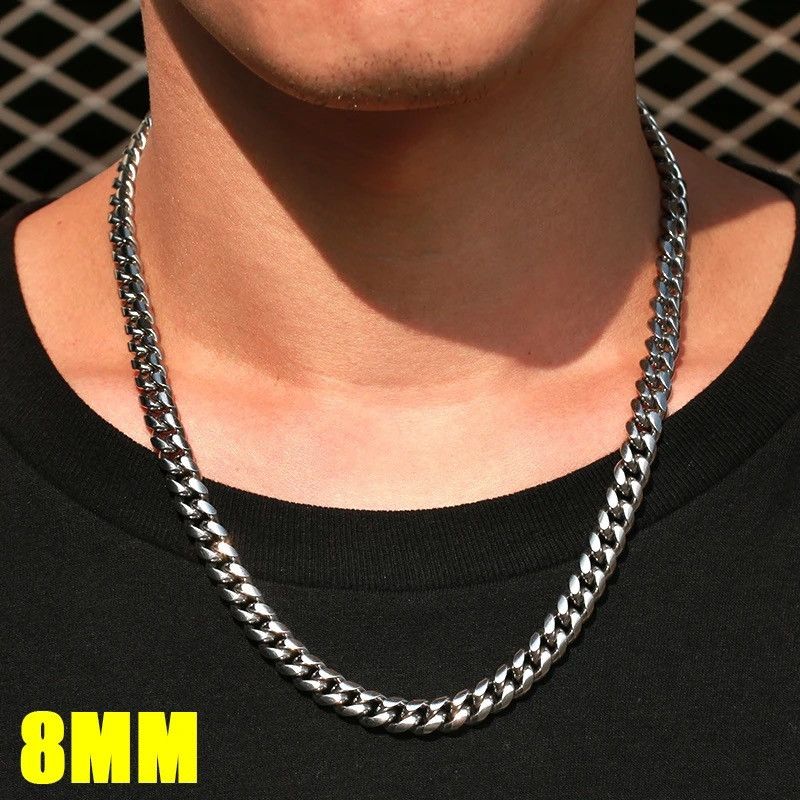 Cuban Link Chain 8 MM Cuban Link Chain Necklace | Grailed
