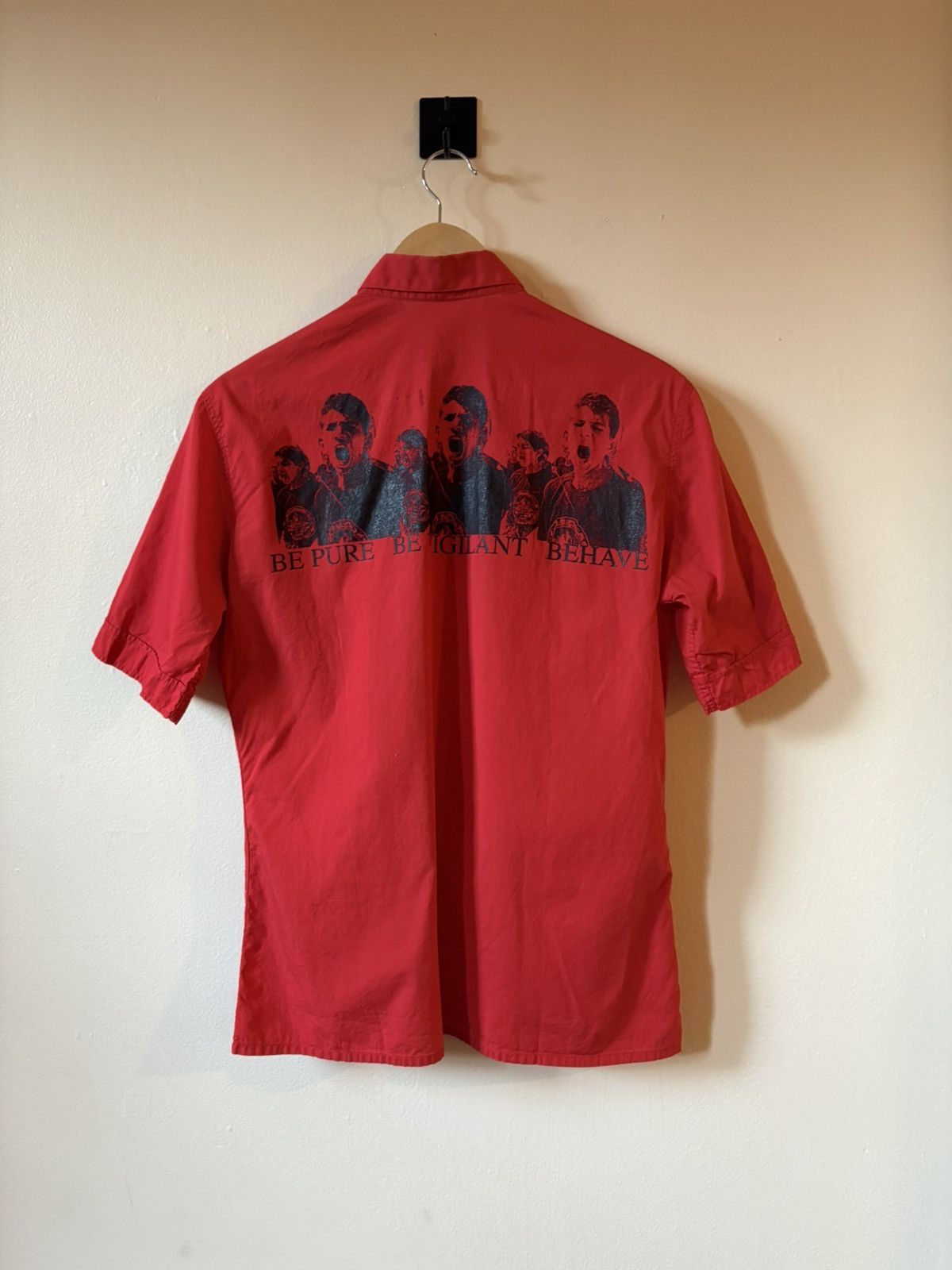 Raf Simons Raf Simons SS02 “Be Pure Be Vigilant Behave” Shirt | Grailed
