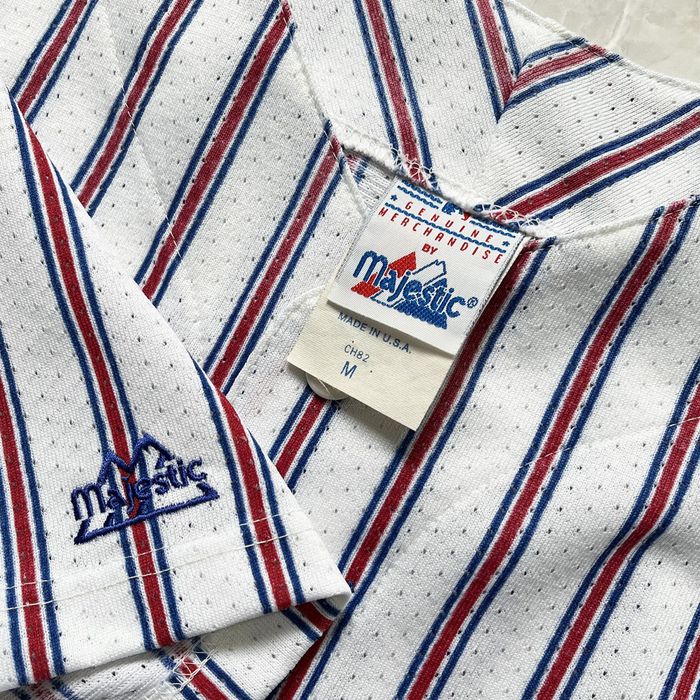 Vintage VTG 90s MLB LOS ANGELES DODGERS PINSTRIPE JERSEY MADE IN USA ...