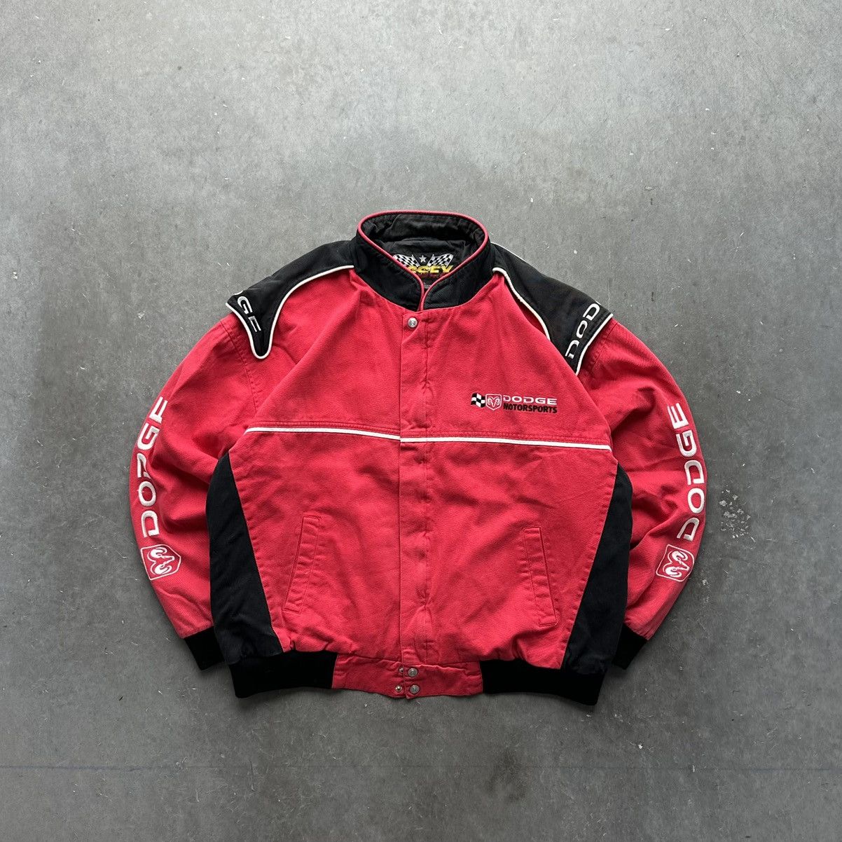 NASCAR × Streetwear × Vintage Crazy Vintage NASCAR Jacket Dodge ...