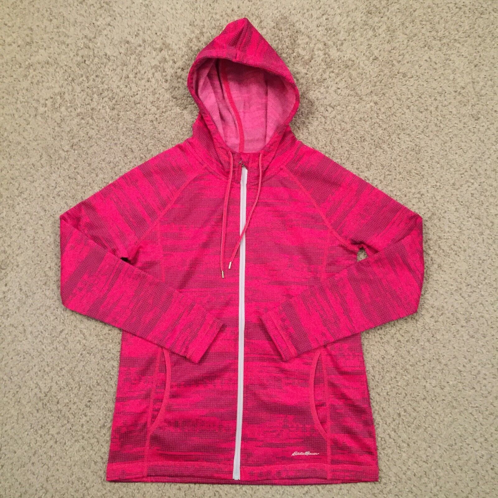 Eddie Bauer Eddie Bauer Hoodie Womens Medium Pink Full Zip Free Heat ...