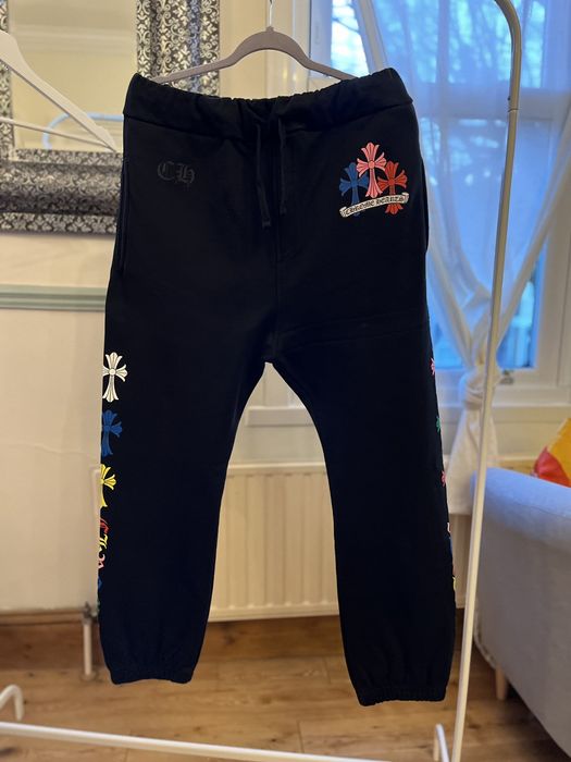 Chrome Hearts Chrome Hearts Multicolour Cross Tracksuit Bottoms/Joggers ...