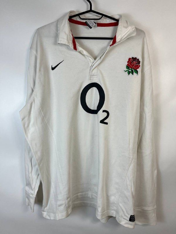 Nike Vintage Nike O2 Long Sleeve England Rugby Jersey Size XXL | Grailed