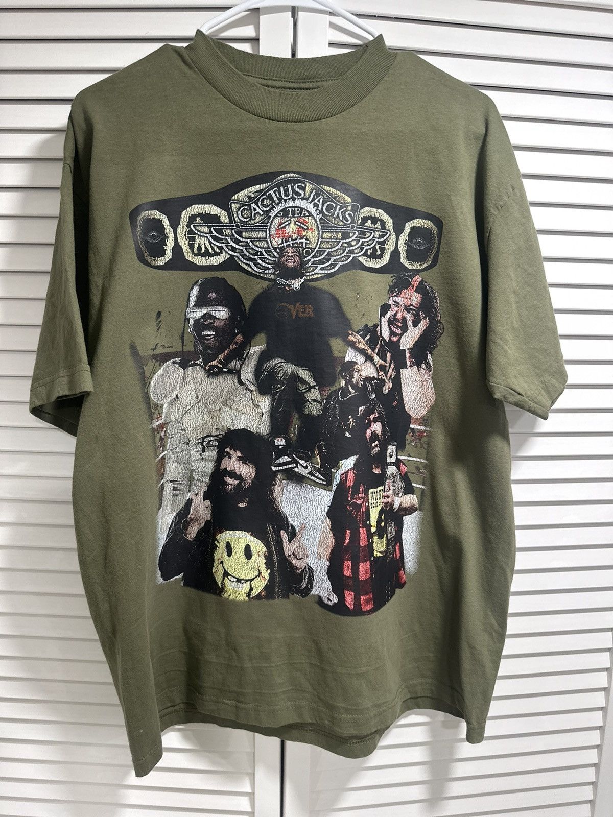 Very Rare Travis Scott x Mankind Cactus Jacks Utopia Tag Champs tee ...