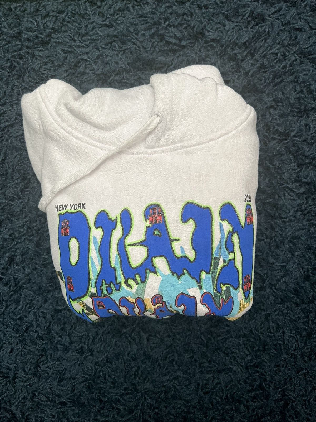 Sad Boys BLADEE / FACE SHIELD NYC HOODIE / WHITE | Grailed