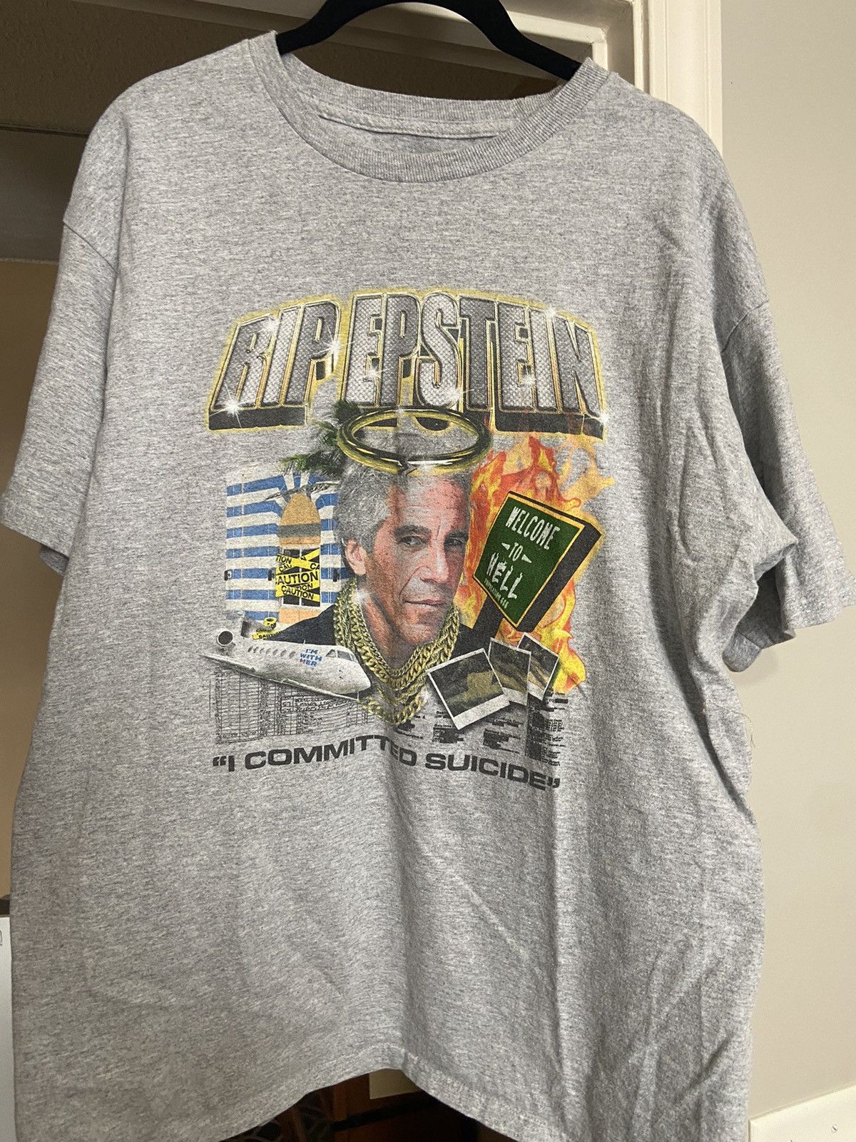 Rare MDE x Sam Hyde RIP Epstein T-Shirt | Grailed