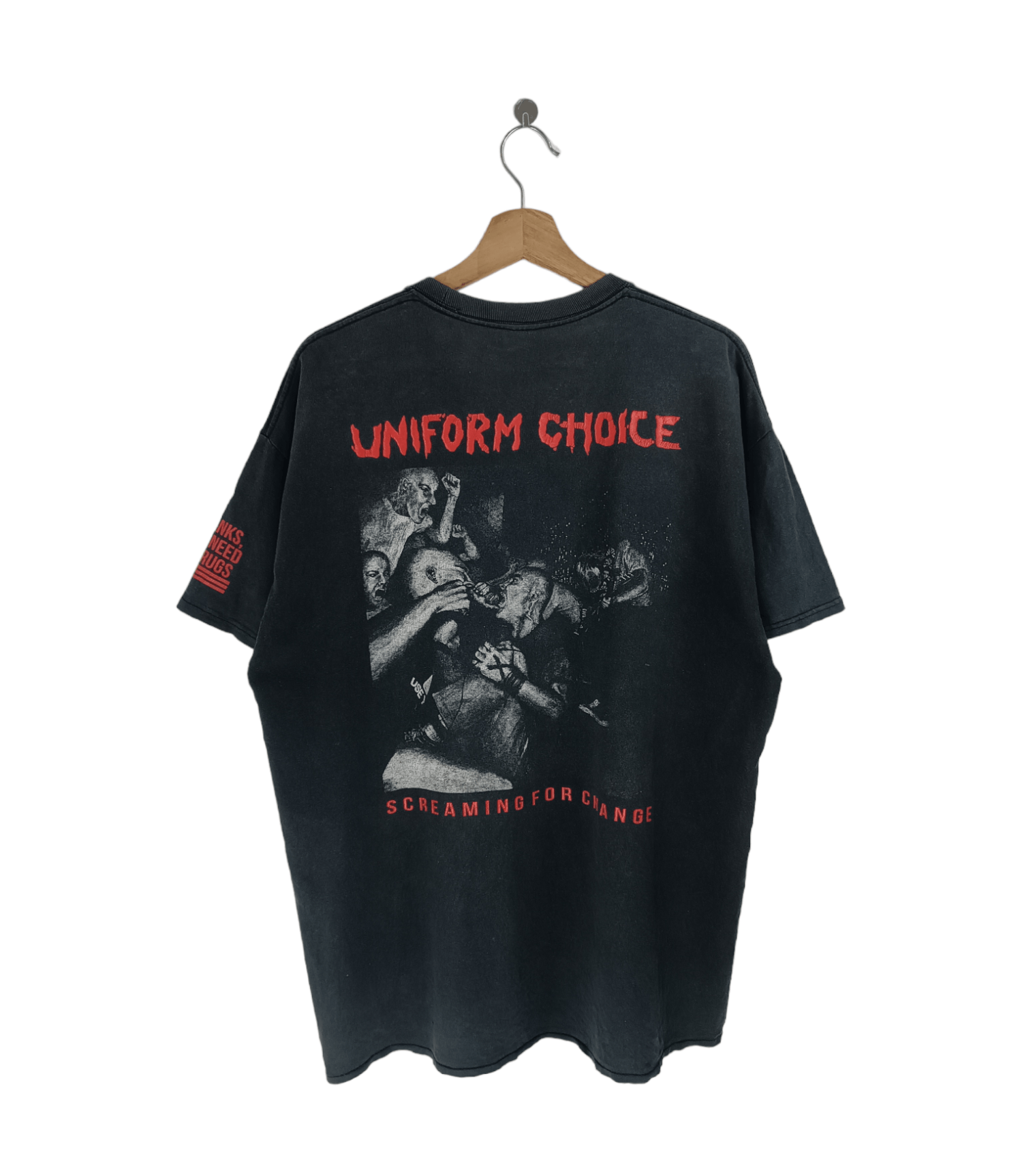 Vintage VINTAGE FADED UNIFORM CHOICE STRAIGHT EDGE insted judge bold ...