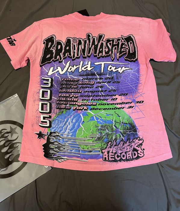 HELLSTAR Hellstar Brainwashed world tour tee | Grailed