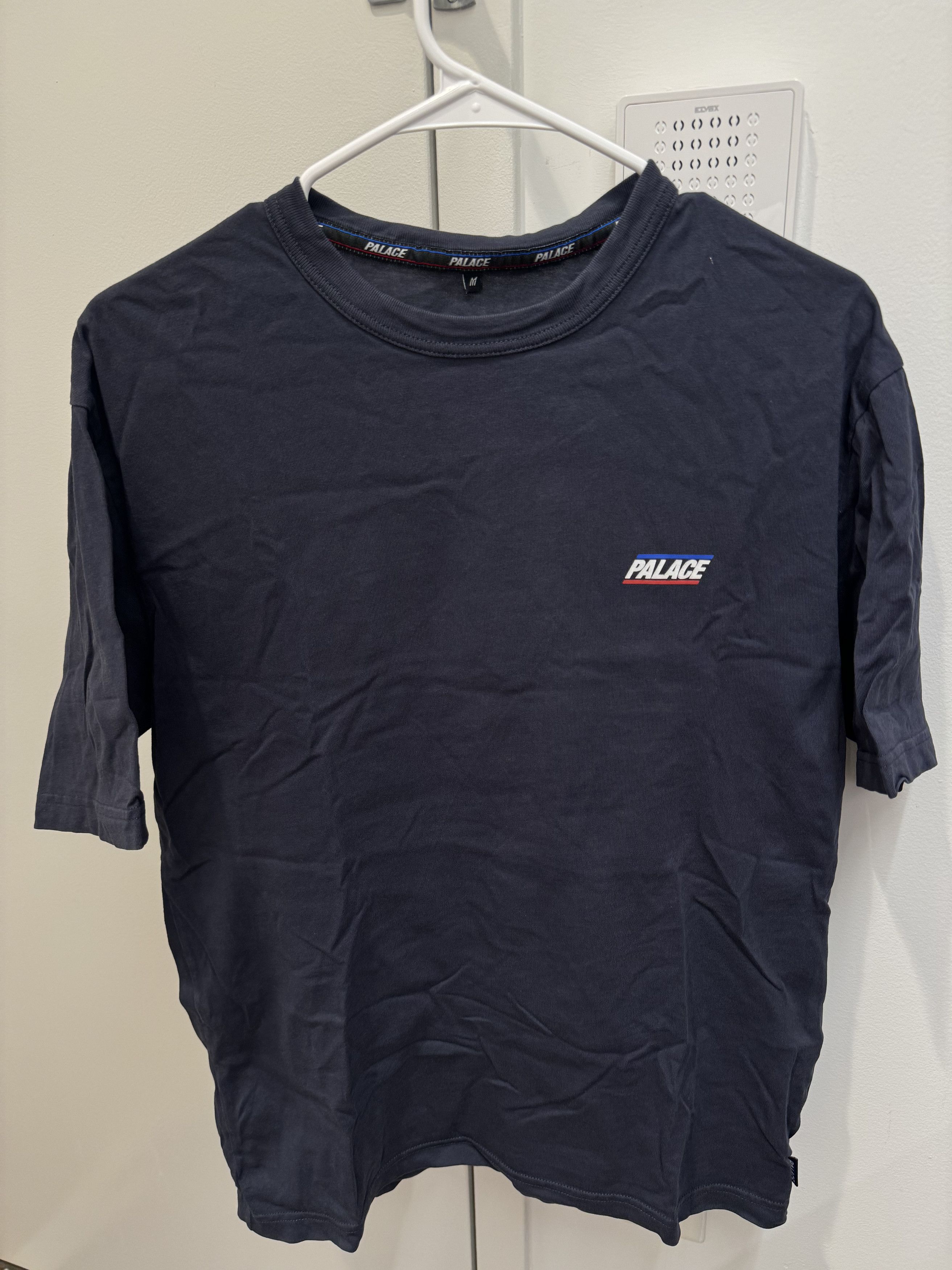 Palace Navy Small Logo Palace Tee | Grailed