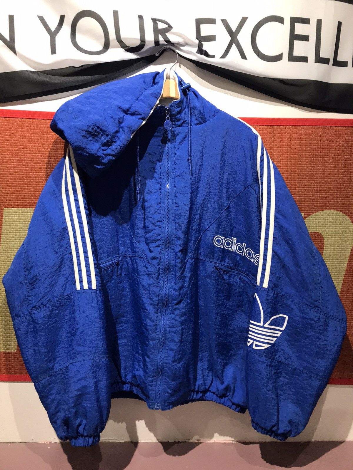 Adidas × Retro Jacket × Vintage 90s vintage retro adidas sport parka ...