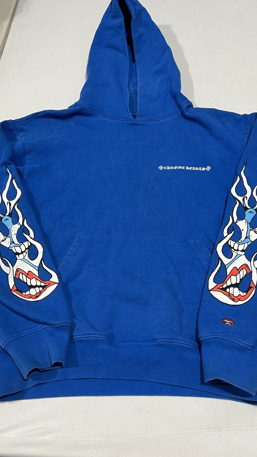 Chrome Hearts × Matty Boy Chrome Hearts Matty Boy Space Blue Hoodie ...