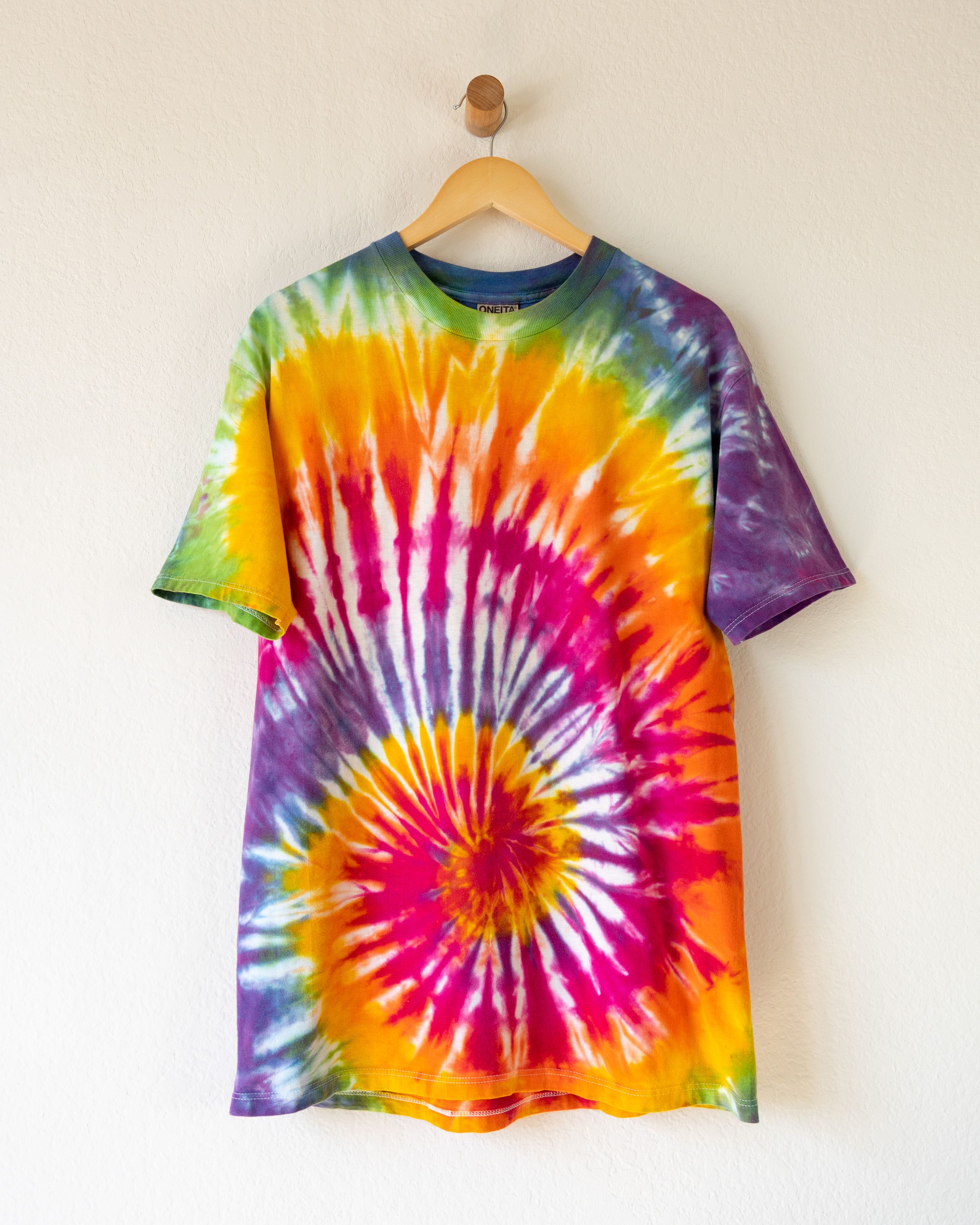 Vintage 90s Vintage Oneita Tie Dye Blank T Shirt | Grailed