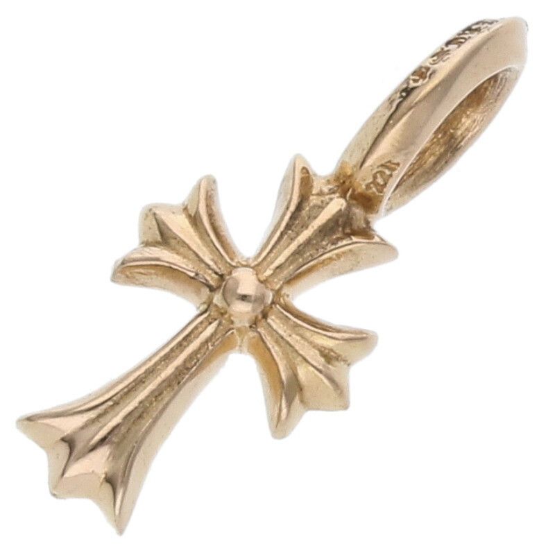 Chrome Hearts gold necklace top 22K STACK CH CROSS V2/CH Cross Stack ...