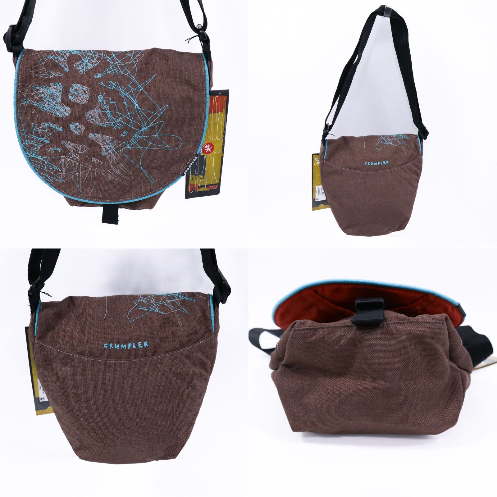 Crumpler Crumpler Messenger Bag The Weekend Ritz NEW Crossbody Brown ...