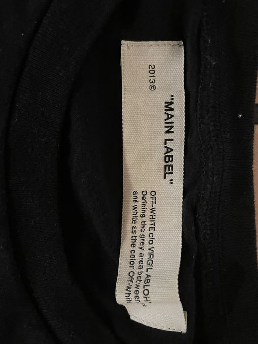 Off-White Off-white “main label” 2013 | Grailed