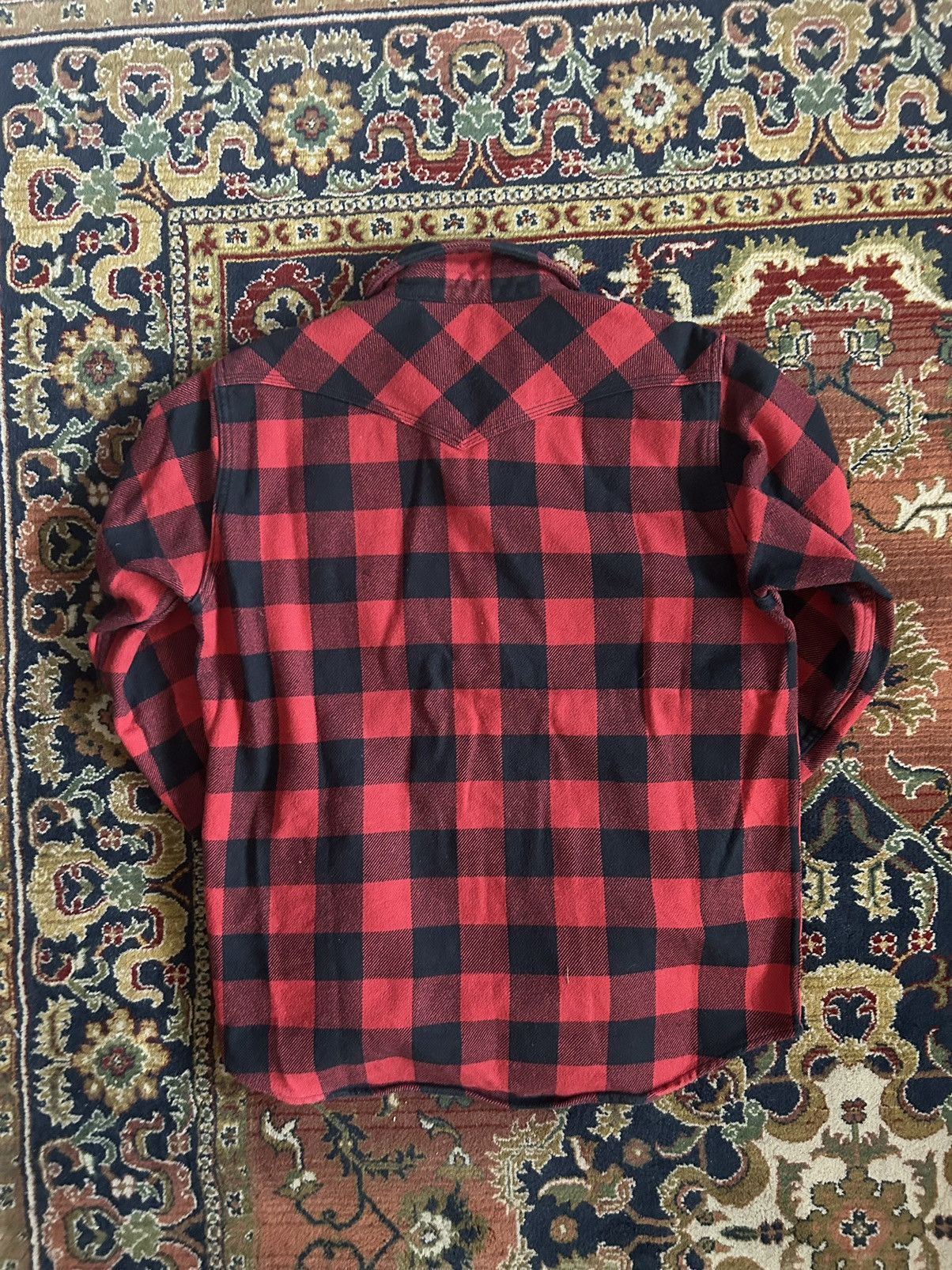 Iron Heart Iron Heart IHSH-232 Ultra Heavy Flannel Western | Grailed