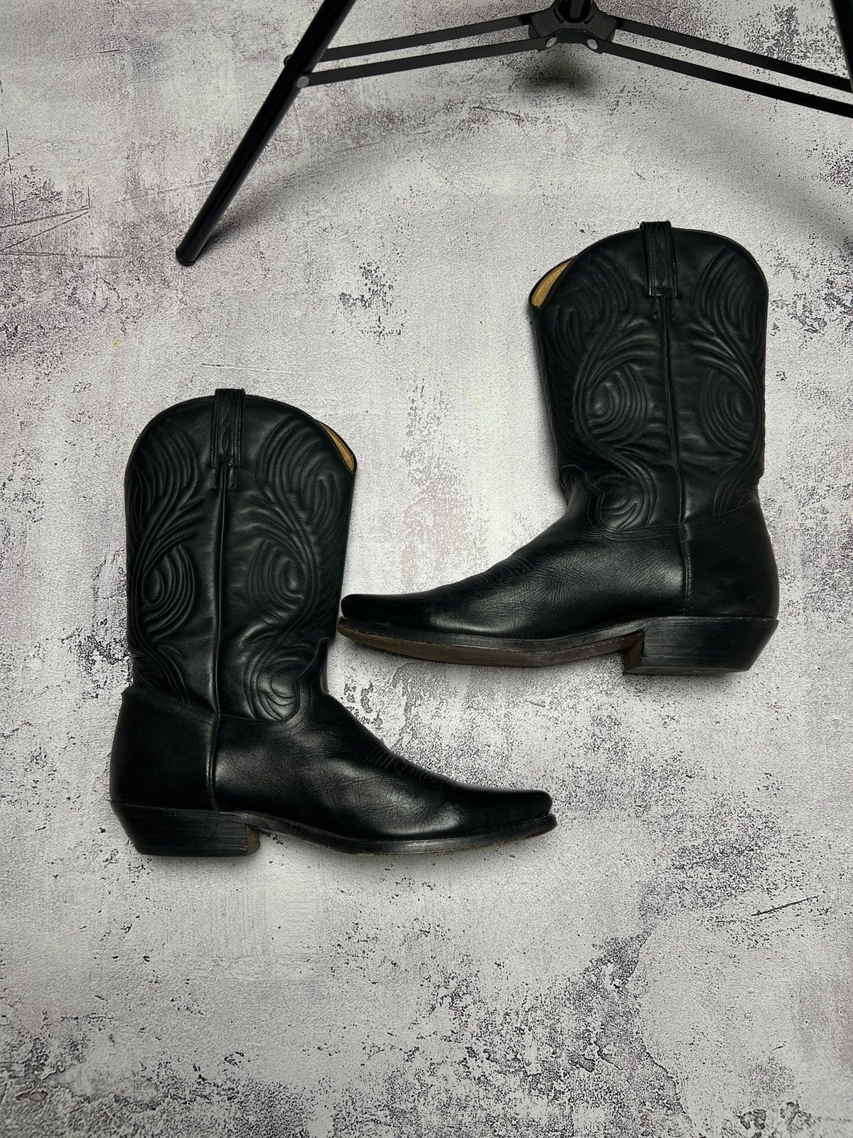 Avant Garde × Vintage × Western Rise Vintage Sancho Leather Cowboy ...