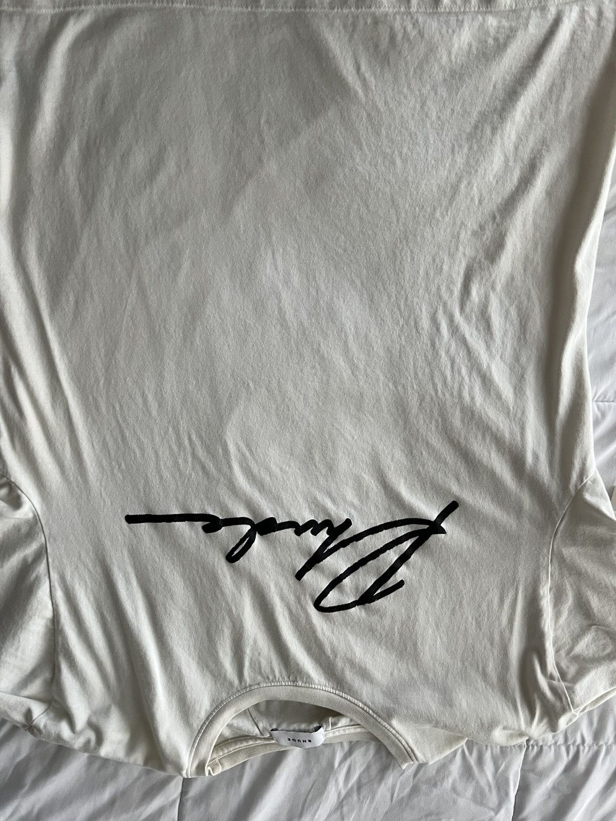 Rhude Rhude Cursive printed shirt | Grailed