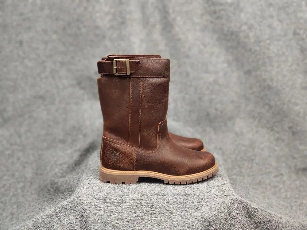 Timberland Timberland Nellie Pull On Leather Brown Waterproof Boots ...