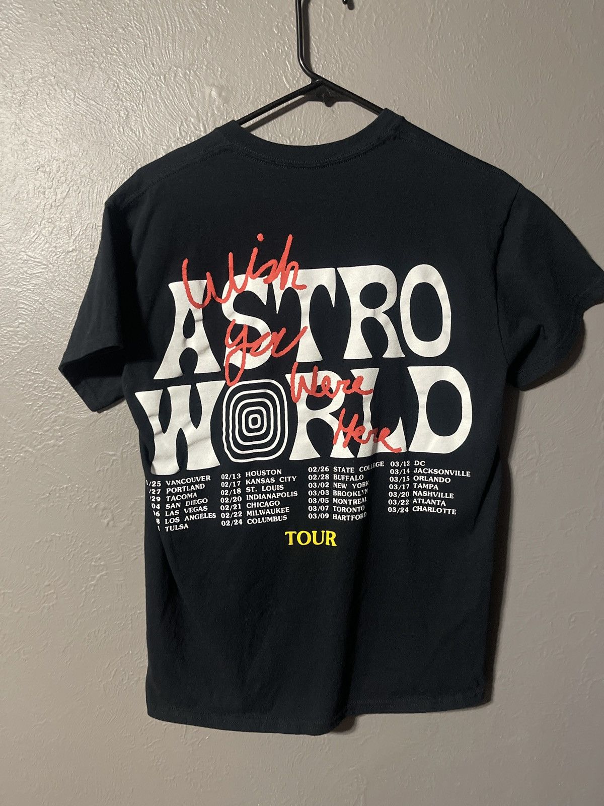 Travis Scott Astroworld Tour Tee | Grailed