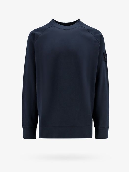 Stone Island Ghost Man Blue Sweatshirts | Grailed