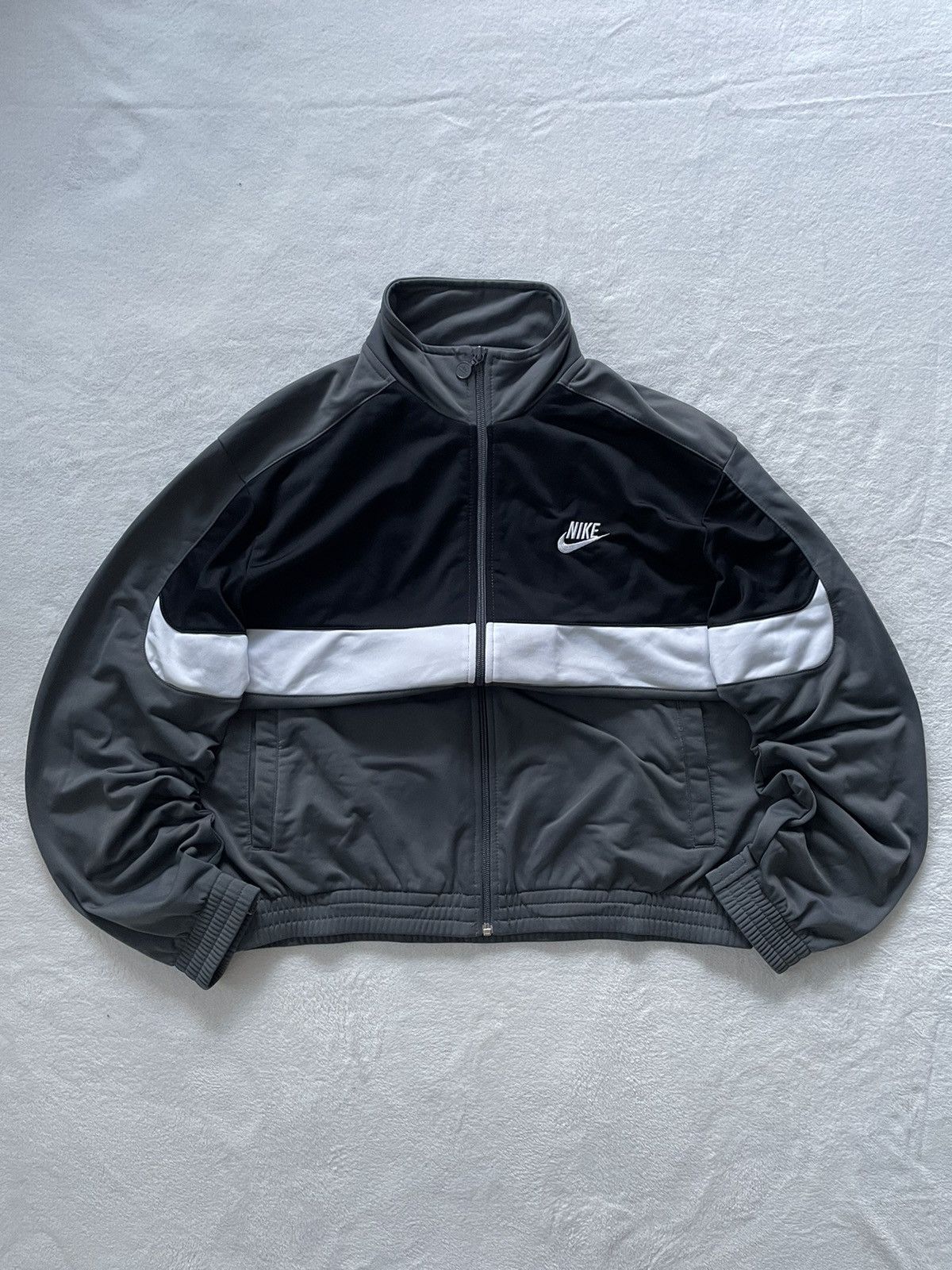 Nike × Streetwear × Vintage ⚙️ NIKE RETRO Y2K 90’s TRACK JACKET SWOOSH ...