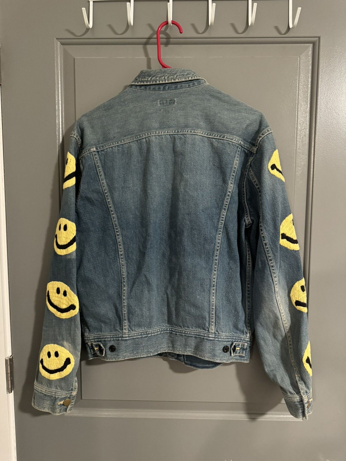 Kapital kapital smiley face denim jacket | Grailed