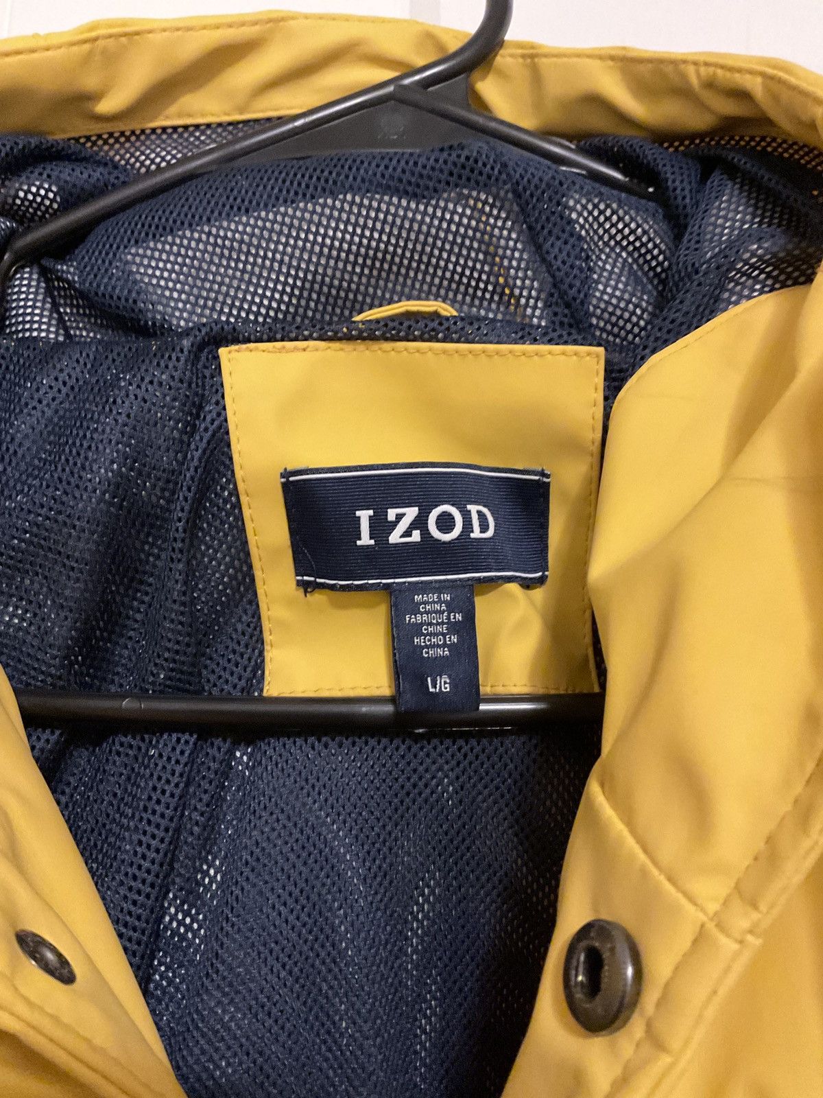 Izod Izod Rain Jacket (Rubbery texture) | Grailed