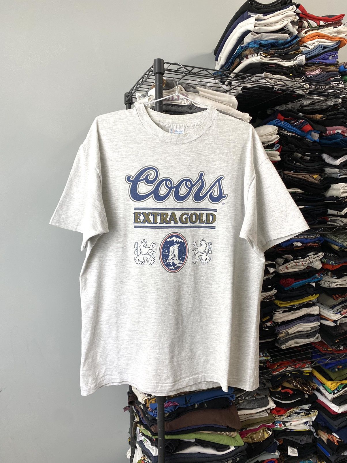 Band Tees × Hanes × Vintage 90’s Vintage Coors Extra Gold Beer T Shirt ...