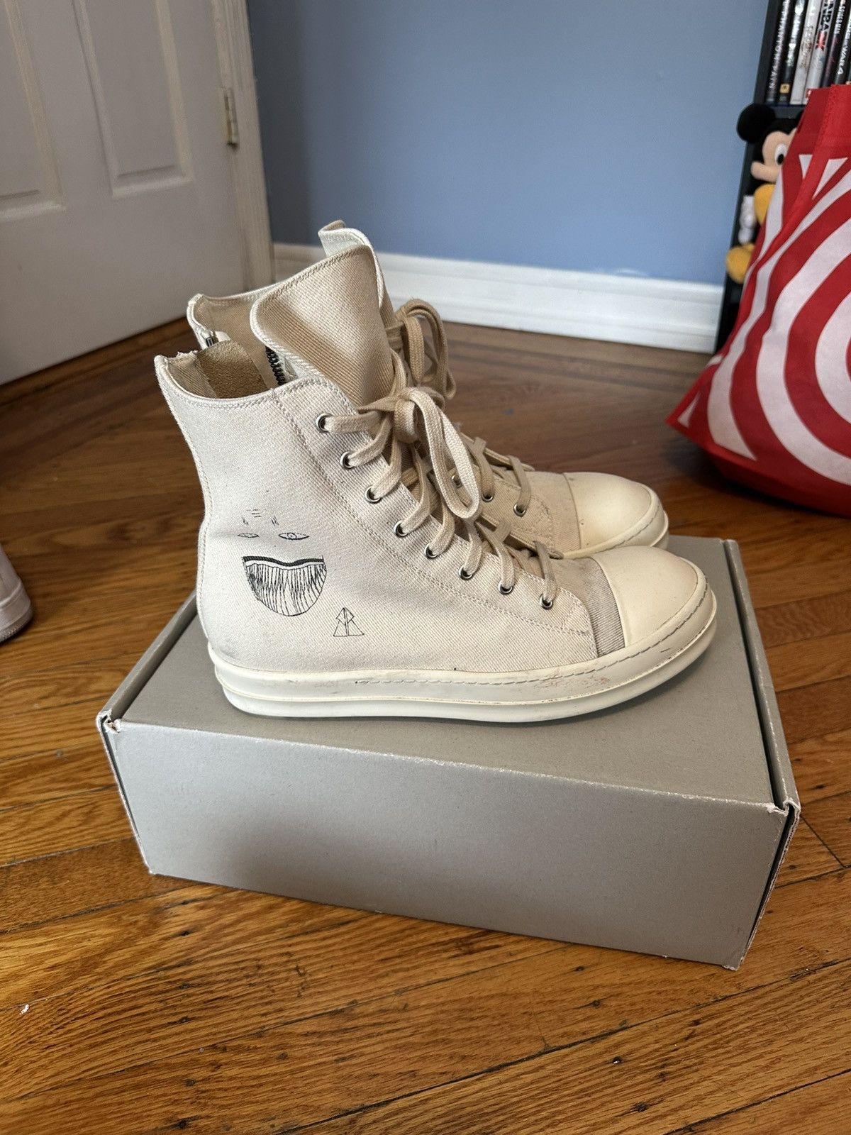 Rick Owens Rick Owens DRKSHDW White Hightop | Grailed